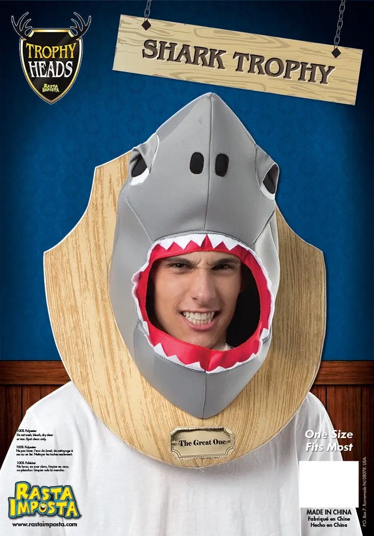 Shark Trophy Head mask costume | Thistle, Ltd